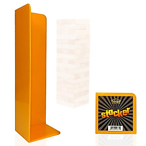 Hogar Wood Block Tower Stacking Tray Game Accessory Ages 6 to Adult - Compatible with Tipsy Tower, Lewo, WE Games and More