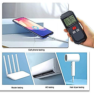 EMF Meter, Electromagnetic Radiation Tester,Hand-held Digital LCD EMF Detector, Great Tester for Home EMF Inspections, Office, Outdoor and Ghost Hunting