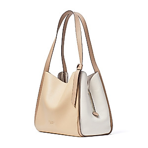 kate spade new york Knott Colorblock Large Shoulder Warm Stone Multi One Size