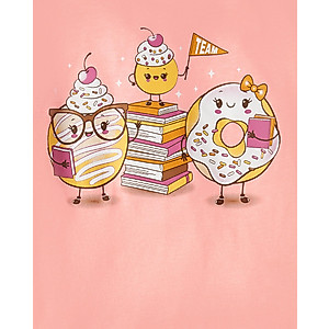 The Children's Place Girls Assorted Everyday Long Sleeve Graphic T-Shirts,Multipacks Cupcake Kitties/Team Dessers 2-Pack X-Small