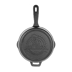 Pit Boss 68000 8" Cast Iron Skillet, Black
