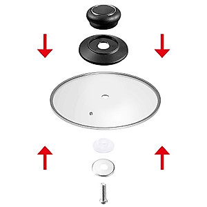 4 Pieces Pot Lid Knob Pan Lid Holding Handle Universal Kitchen Cookware Lid Replacement Knob