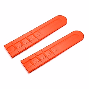 WYZBEN 2 Pc Scabbard 12" 14" 16" 18" 20" Inch Chainsaw Bar Protective Cover Safety Guard for Garden Saw Accessories Tool Red