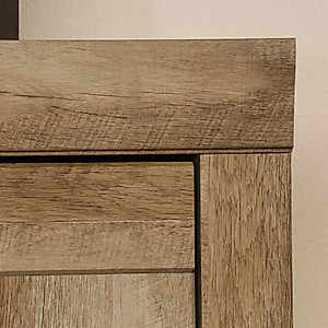 Sauder Adept Storage Pantry Cabinet, L: 38.94" x W: 16.77" x H: 70.98", Craftsman Oak finish