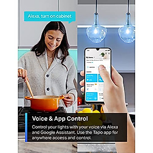 TP-Link Tapo Smart LED Light Strip, 50 Color Zones RGBIC, Sync-to-Sound, 16.4ft Wi-Fi LED Strip Works w/ Alexa & Google, IP44 PU Coating, Trimmable, 2 Yr Warranty (Tapo L920-5)