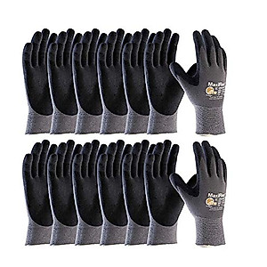 34-874 MaxiFlex Ultimate Nitrile Grip Work Gloves Sizes S-XL (Extra Large), (Pack of 3)
