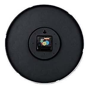 Lafocuse 12 Inch 3D Numbers Pink Wall Clock for Living Room Decor, Modern Kitchen Wall Clock Battery Operated Silent Non-Ticking Bedroom Home Office