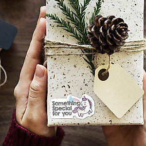 Muminglong 1.5 Inch Cute Unicorn Stickers, Thank You Stickers, 500 PCS