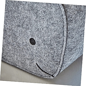 Totority Whale Basket 3 Pcs Toy Storage Box Animal Child Cartoon Felt Cloth Whale Storage Basket