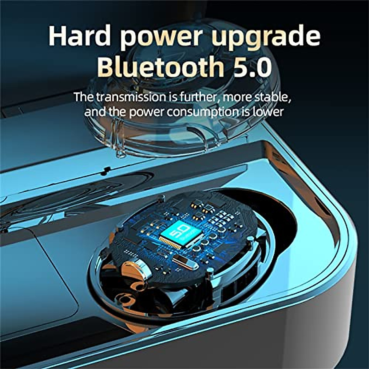 Lb-9 Bluetooth 5.0 Earphones 1800Mah Charging Box Wireless Headphone Stereo Sports Earbuds Headsets with Microphone TM9