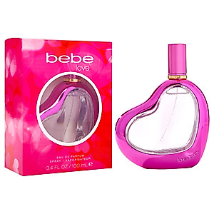 bebe Love Eau de Parfum Spray, 3.4 Ounce, I0032162
