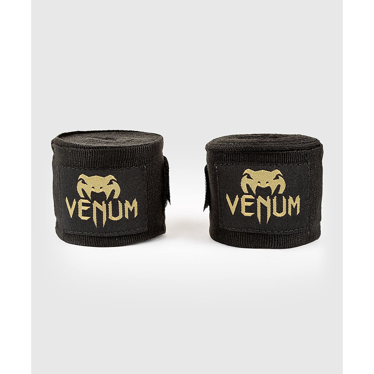 Venum Kontact Boxing Hand Wraps - Black/Gold, 98 in