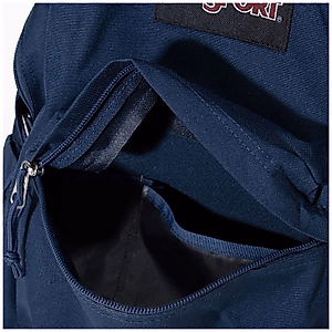 JanSport SuperBreak Plus Backpack with Padded 15-inch Laptop Sleeve and Integrated Bottle Pocket - Spacious and Durable Daypack for Work and Travel - Navy
