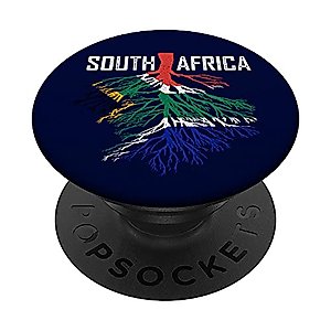 South Africa Roots South African Flag PopSockets PopGrip: Swappable Grip for Phones & Tablets