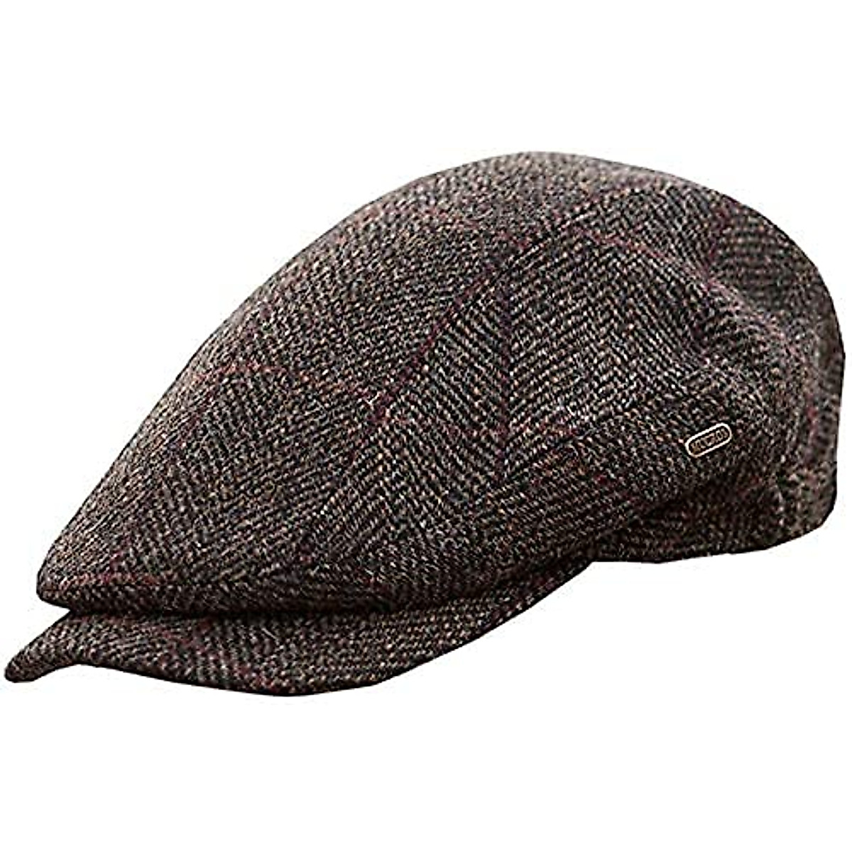Mucros Weavers Men's Quiet Man Cap, Irish Tweed Flat Cap, Brown, XL