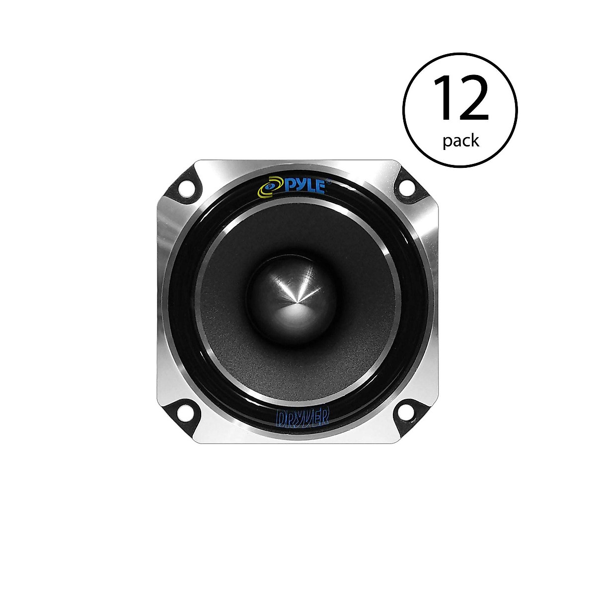 Pyle Pro Dryver 1 Inch 300 Watt Heavy Duty Titanium Super Car Tweeter (12 Pack)