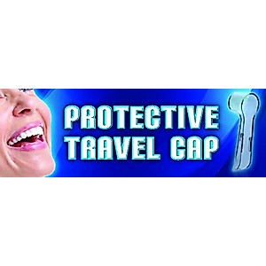 Oral B Replacment Brush Head Cover - Keep Dust Germs Away From Your Mouth, Great For Travel! ** Oral-B Travel Case 2 Pack