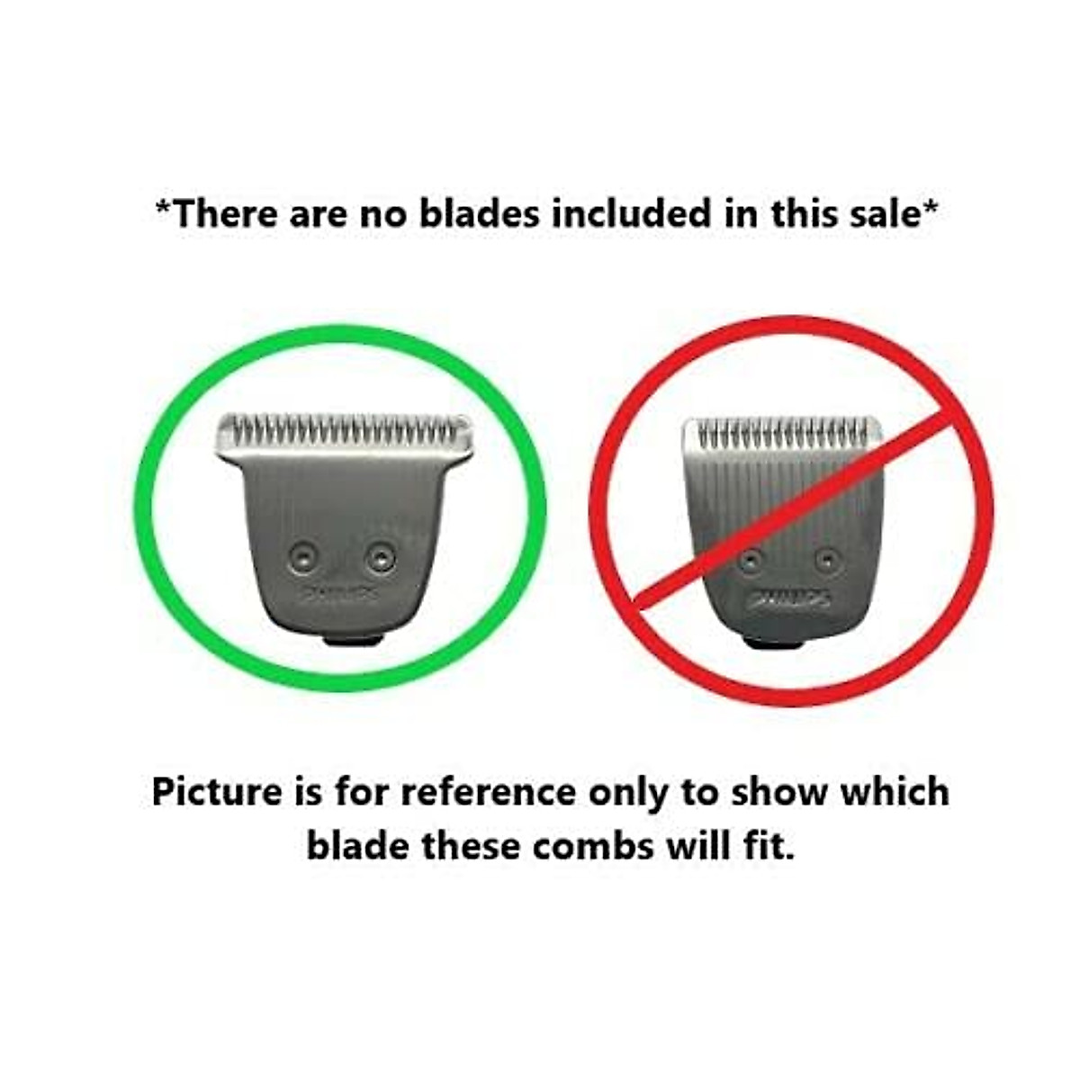 Trimmer Replacement 6 Piece Set (for Extra Wide 41mm T Blade Only) Haircut Guide Guard Comb for Philips Norelco Multigroom (View Photos and Description for Compatible Models and Blade Sizes)