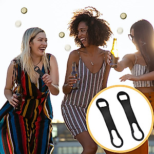 2 Pieces Bottle Opener and Pour Spout Remover Flat Bar Key for Bartenders Stainless Steel Speed Opener Multifunction Dog Bone Wine Bottle Opener for Home Kitchen Party and Bar