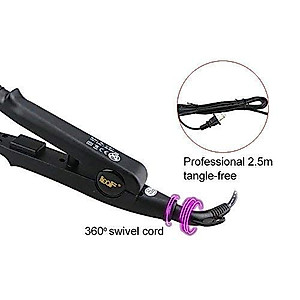 TopWigy Professional Hair Extensions Tool Hair Connector Fusion Heat Iron Connector Wand Temperature Adjustable Melting Tool with US Plug