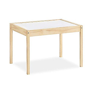 Baby Relax Hunter 3-Piece Kiddy Table & Chair, Natural/White Table Set