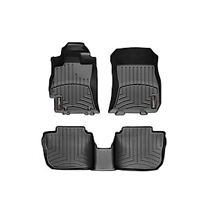 WeatherTech Custom Fit FloorLiners for Subaru Legacy, Outback - 1st & 2nd Row (44259-1-2), Black