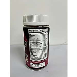 Sugar Free 21-in-1 Advanced Uric Acid Cleanse 3000mg D Mannose Dandelion Cranberry, Tart Cherry Gummies Kidney Health Supplement & UTI Support, Antioxidant W/JointSupport|NonGMO, 60 Vegan Ct