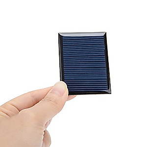 uxcell® 5Pcs 5V 50mA Poly Mini Solar Cell Panel Module DIY for Phone Light Toys Charger 60mm x 44mm