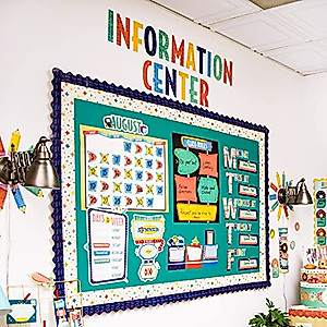 Creative Teaching Press Mid-Century Mod 4" Designer Letters (8160), Retro Patterns