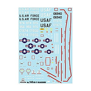 Italeri 0145S – 1: 72 Sr 71 Blackbird