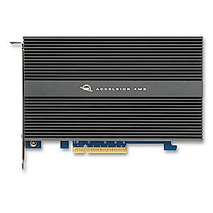 OWC 8TB Accelsior 4M2 PCIe NVMe M.2 SSD Adapter Card Compatible with Mac Pro 2019, Mac Pro 2010-2012, and PC Towers