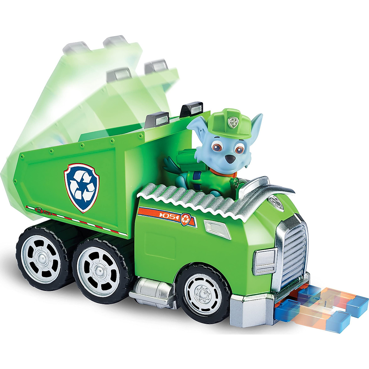 Paw Patrol – Rocky’s Recycle Dump Truck Vehicle with Rocky Figure