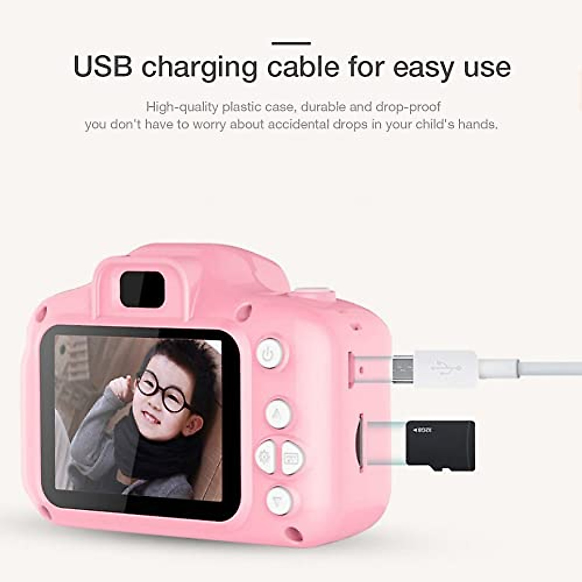 Likense Digital Camera for Kids, Kids Selfie Camera Video Camera, Children Camera Birthday Festival Gift for 3 4 5 6 7 8 Year Old Boys, 12MP 1080P