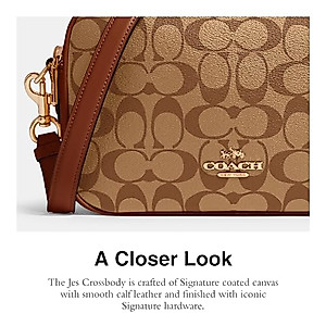 COACH Jes Crossbody, Khaki Saddle
