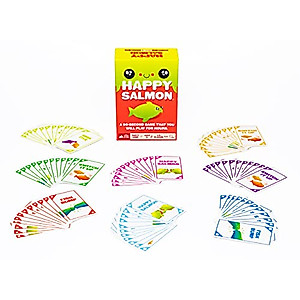 Exploding Kittens Happy Salmon Family-Friendly Party - Card Games for Adults, Teens & Kids