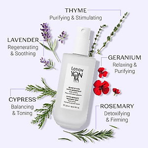 Yon-Ka Lotion PNG Hydrating Face Toner (Oily & Normal Skin) Daily Purifying Face Mist, Refreshing Natural Skin Toner with Essential Oils, Alcohol-Free and Paraben-Free (6.7 oz)