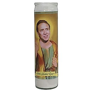 Nick Cage/ Nicolas Cage Devotional Prayer Saint Candle