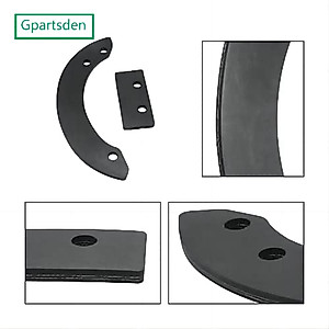 Gpartsden 06720-V10-030 Snowblower Auger Rubber Paddle Kits for Honda HS520 HS720 Snow Blower