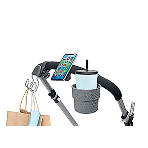 Skip Hop Universal Stroller Accessory Starter Set, Stroll & Connect, Grey