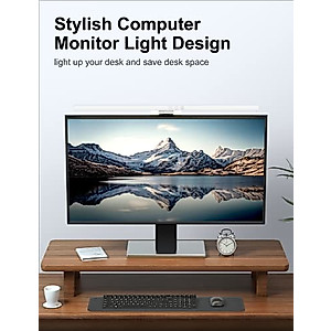 Kaulsoue Monitor Light Bar, Ultra-Wide 19.69" Screen Light Bar with Touch Control, Eye Care Monitor Lamp with 3 Color Modes, No Glare, USB Powered LED Desk Lamp for Office/Home/Study Room
