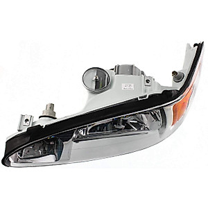 Evan Fischer Driver and Passenger Side Headlight Set of 2 Compatible with 1997-2002 Ford Escort, Fits 1997-1999 Mercury Tracer - FO2502137, FO2503137