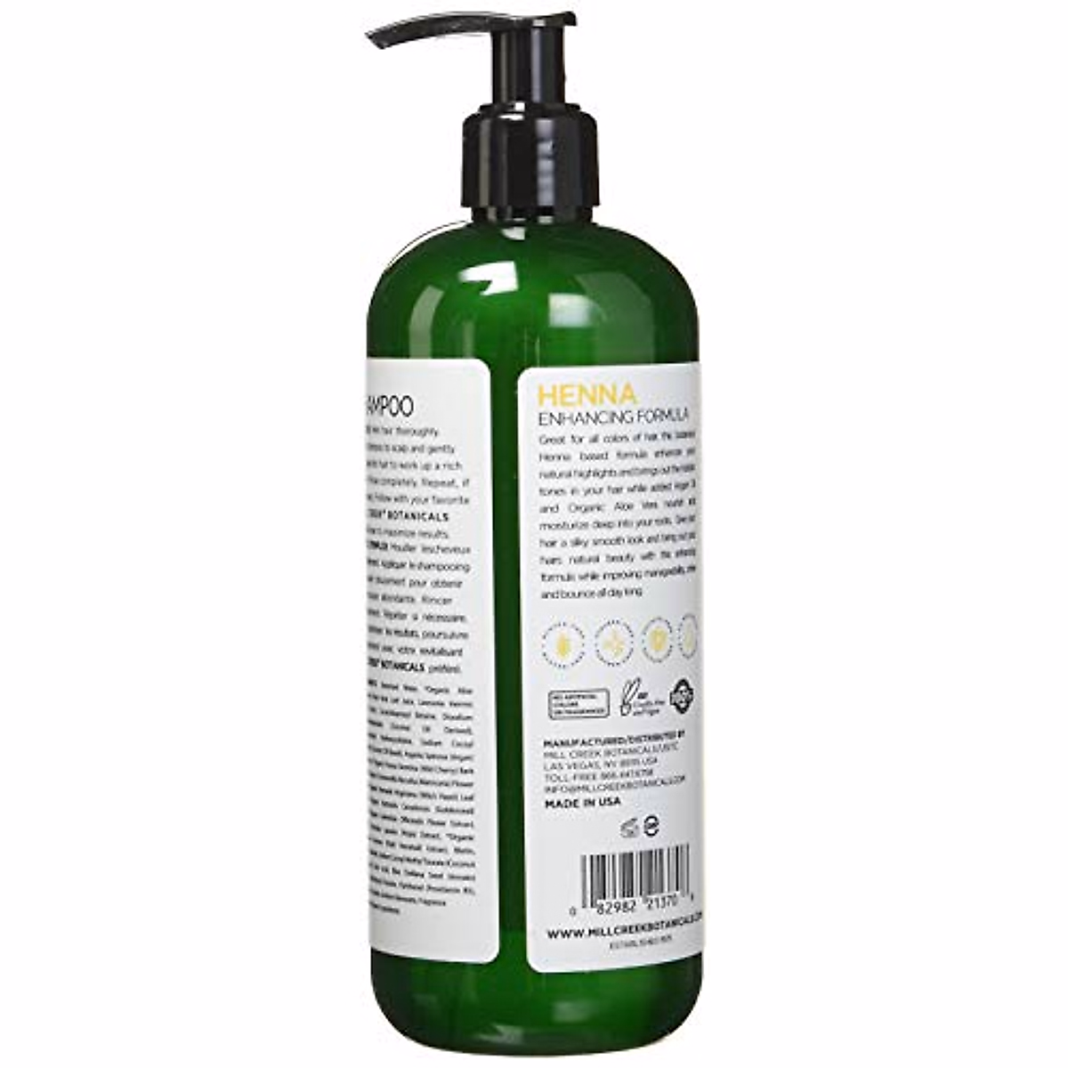 Mill Creek Henna Shampoo(Natural & Organic) - 16 fl. oz. (473ml)