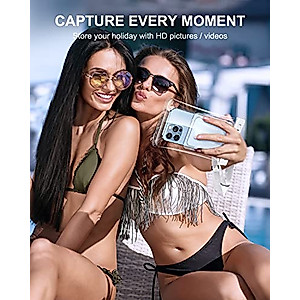 [2-Pack] Universal Waterproof Phone Pouch [Industry-First 3D Seamless Body] Humixx IPX8 Waterproof Phone Case for Beach Underwater Floating Cellphone Dry Bag with Lanyard, Fits All Phones Up to 7.8''