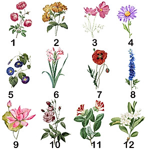 Personalized Grandma's Garden of Love Flower Mug Custom Kid Names Coffee Cups Gifts Grandma/Mom from Kids Mug Gifts for Mother's Day (Multi 1)F