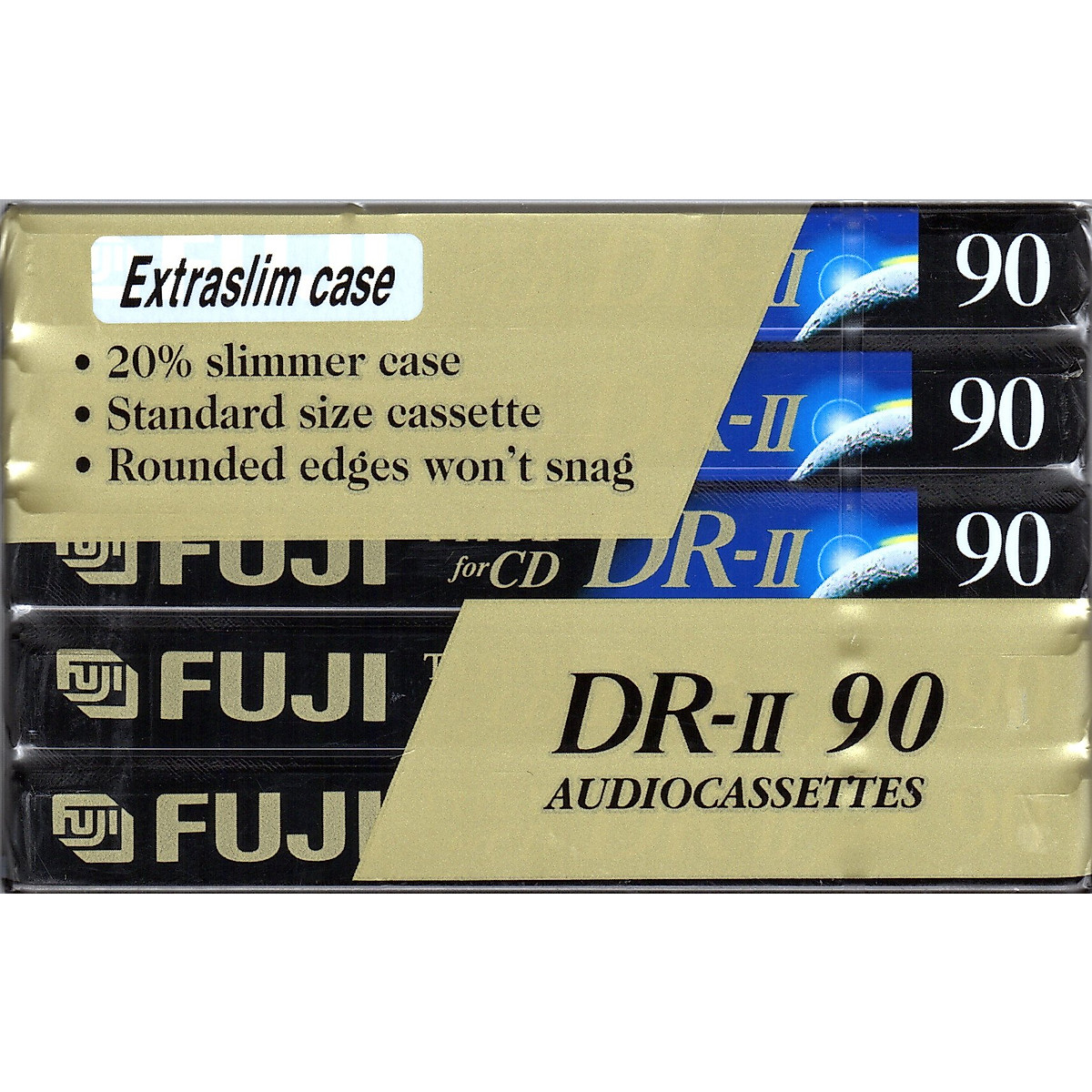 Fuji 5 Pack Recordable Audio Tapes (DRII904PLUS1)