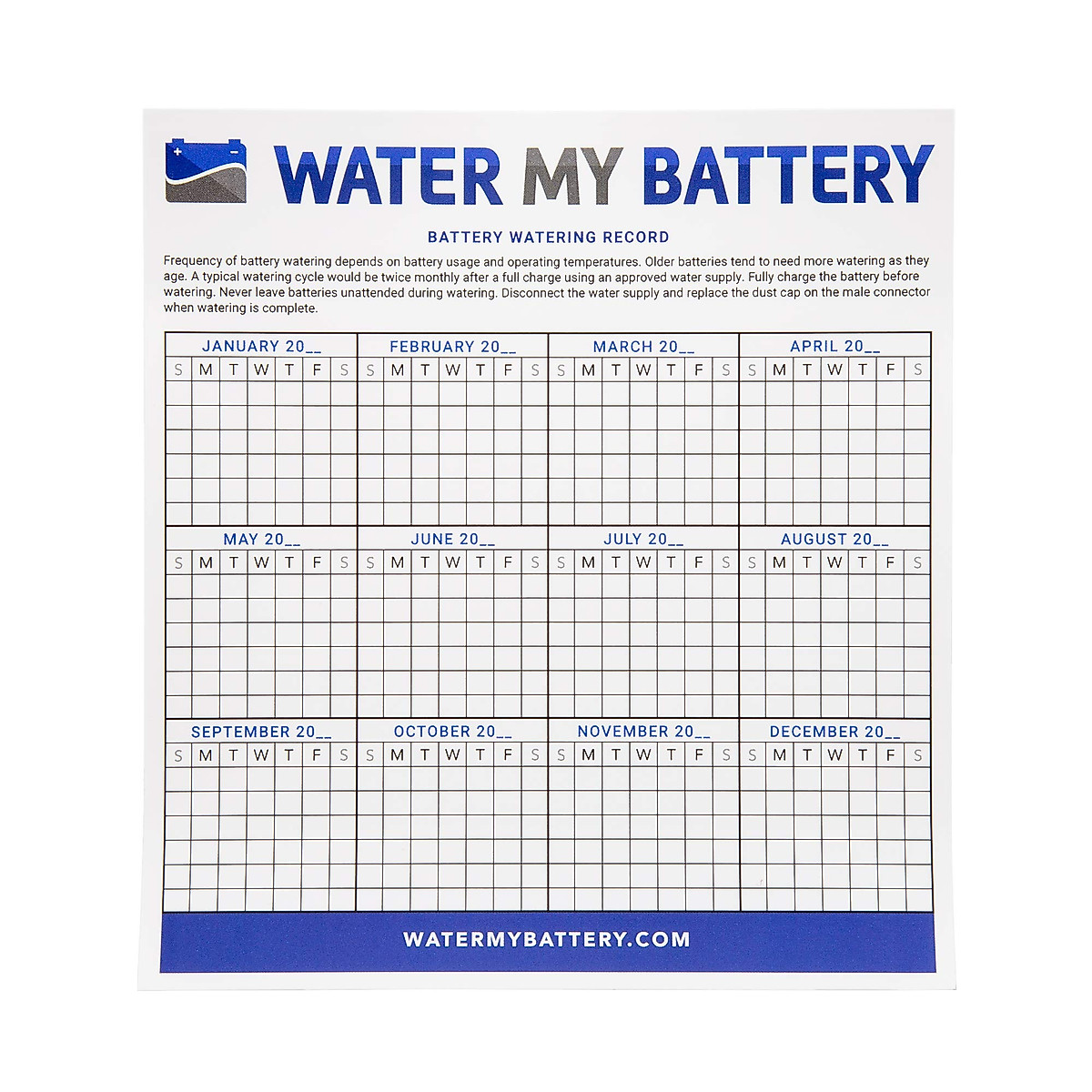 Solar Battery Watering System (24 Cell)