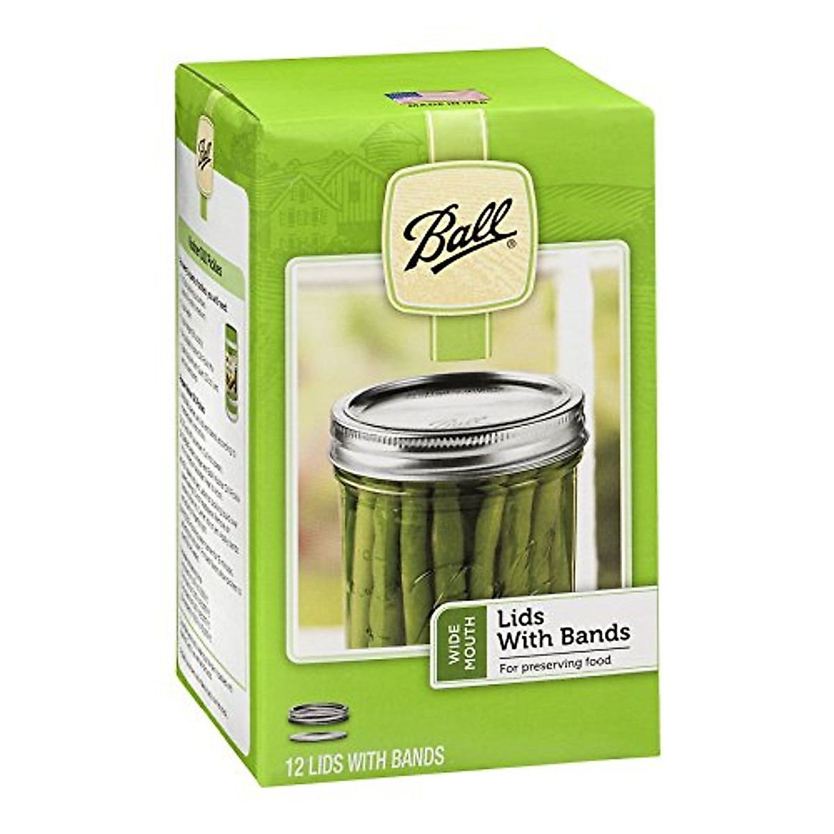 Ball Canning - Lids & Bands Widemouth - Case of 12 - 12 CT