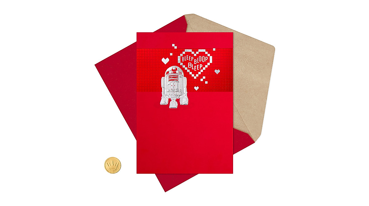 Hallmark Star Wars R2-D2 Valentine's Day Card