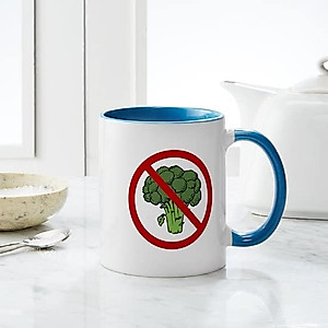 CafePress No Broccoli Mug Ceramic Coffee Mug, Tea Cup 11 oz