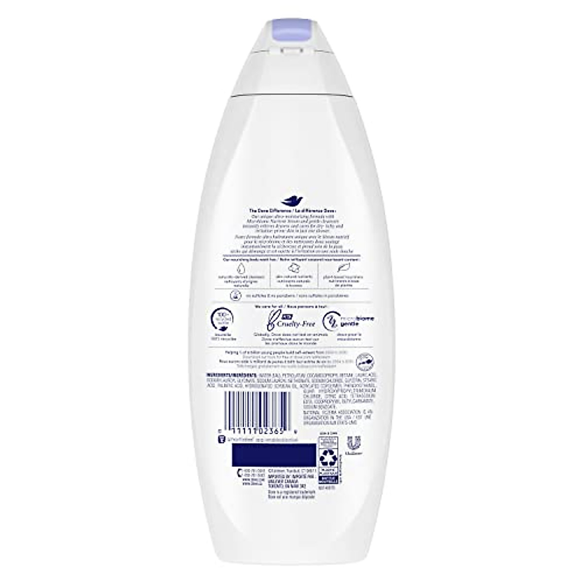 Dove Irritation Care Body Wash For Sensitive Skin and Eczema-Prone Skin Fragrance Free and Sulfate Free Ultra-Moisturizing for Dry, Itchy Skin 22 oz